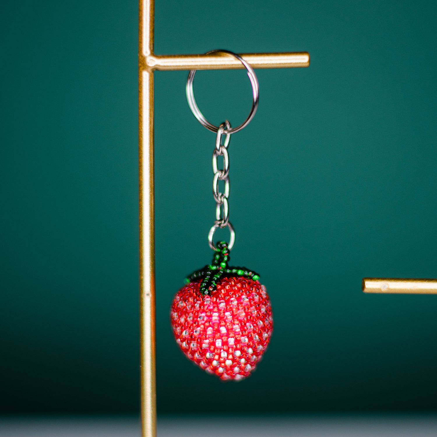 Strawberry Keychain – Lucia's World Emporium