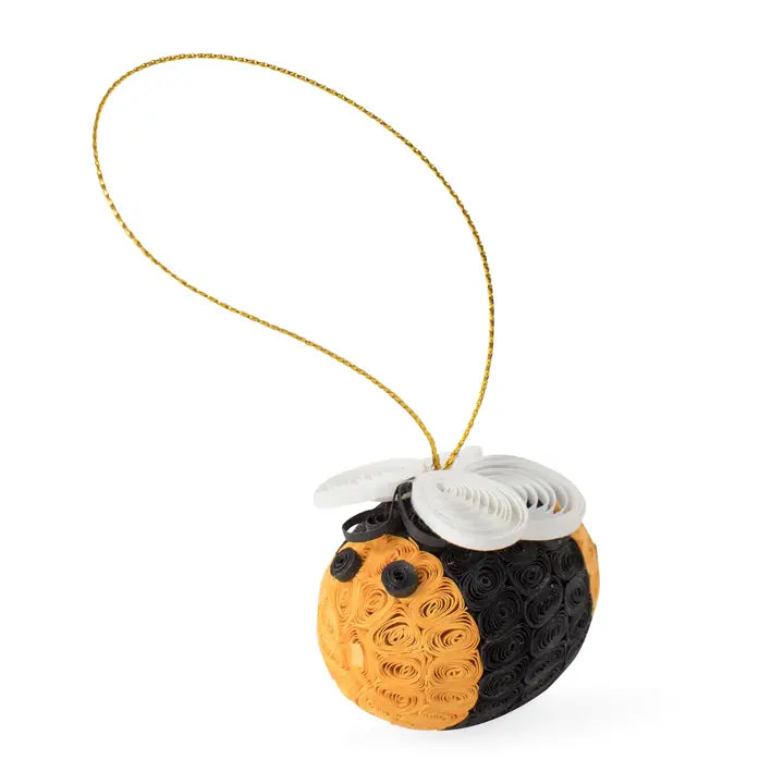 Quill Bee Ornament – Lucia's World Emporium