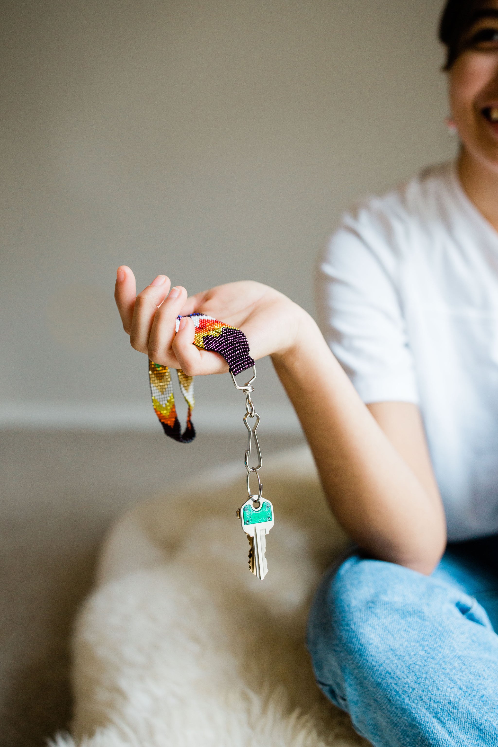 Beaded Keyholder – Lucia's World Emporium