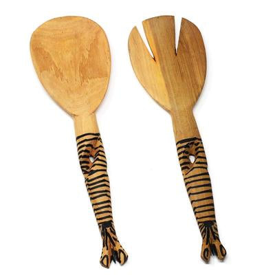 Twisted Zebra Serving Set – Lucia's World Emporium